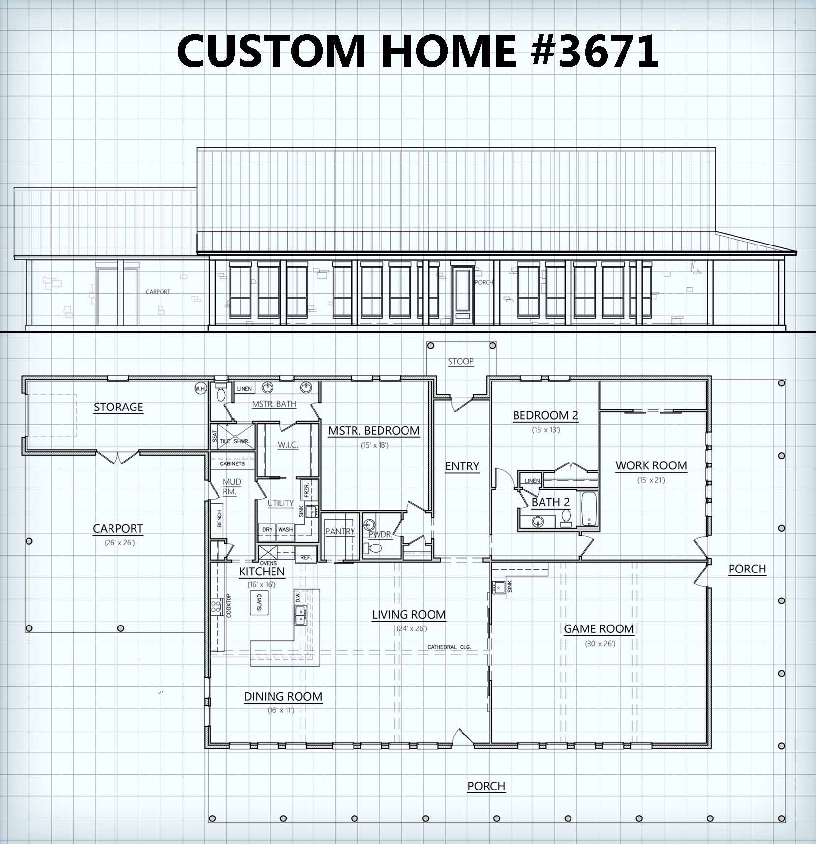 Floor plans for custom homes and guest houses