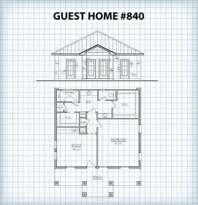 Floor plans for custom homes and guest houses
