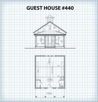 Floor plans for custom homes and guest houses